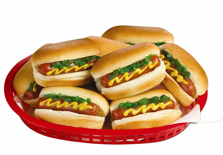 Selling Mini Hot Dogs From A Cart - Mini hot dogs and buns